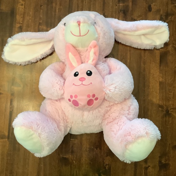 Toys | Plush Pink Bunny Toy | Poshmark